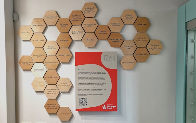 Giving Wall - Derby Museums | Derby Museums